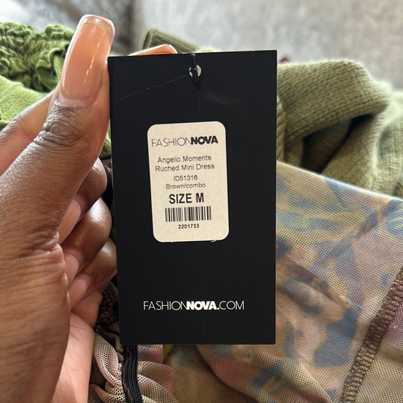 Fashion Nova | Dresses | Fashion Nova Brown Ruched Bodycon Dress | Poshmark